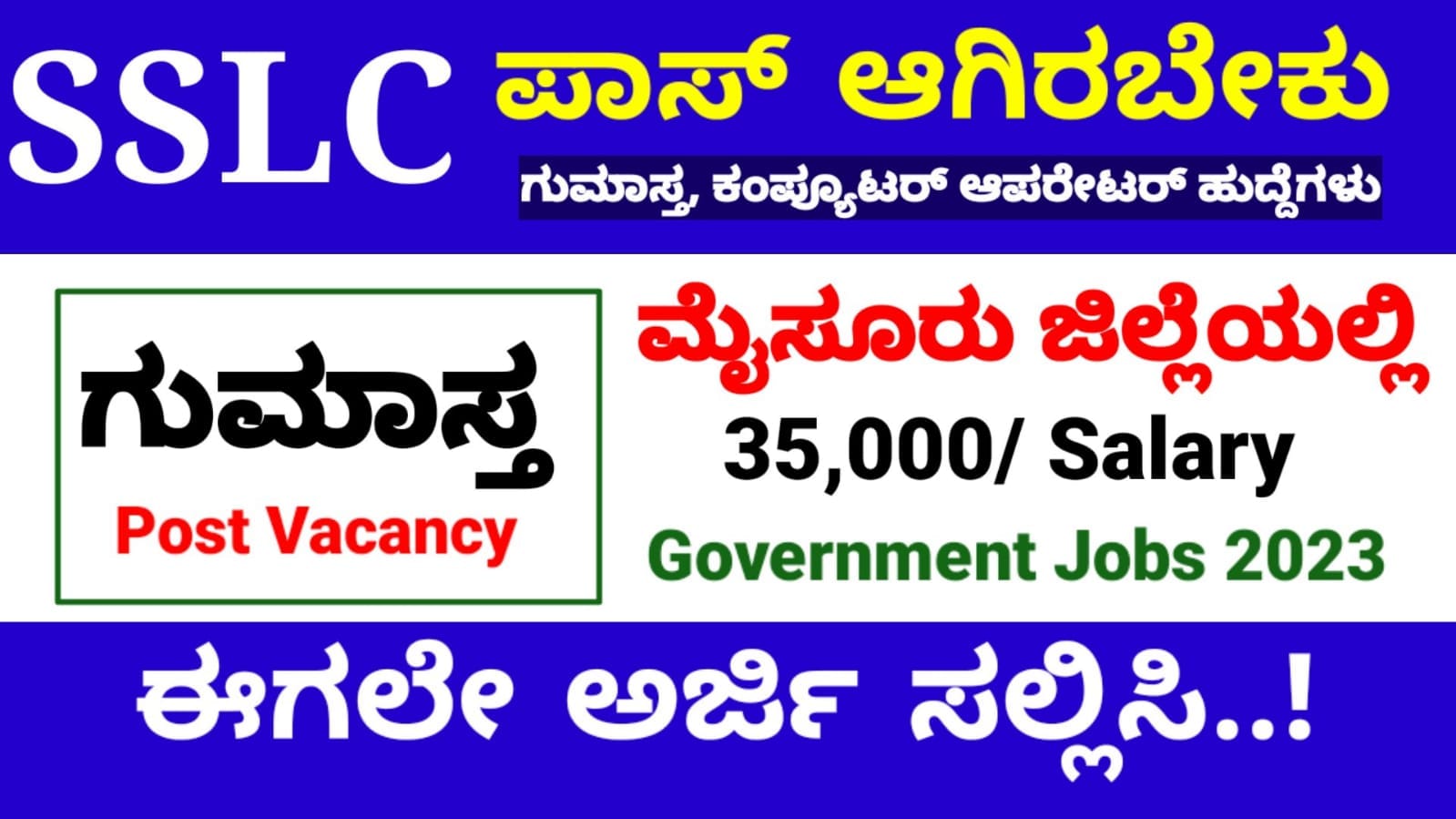 The railway corporative Bank Mysore Recruitment 2023